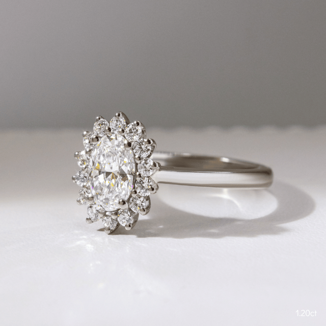 Cluster Engagement Rings - Flawless Fine Jewellery - London