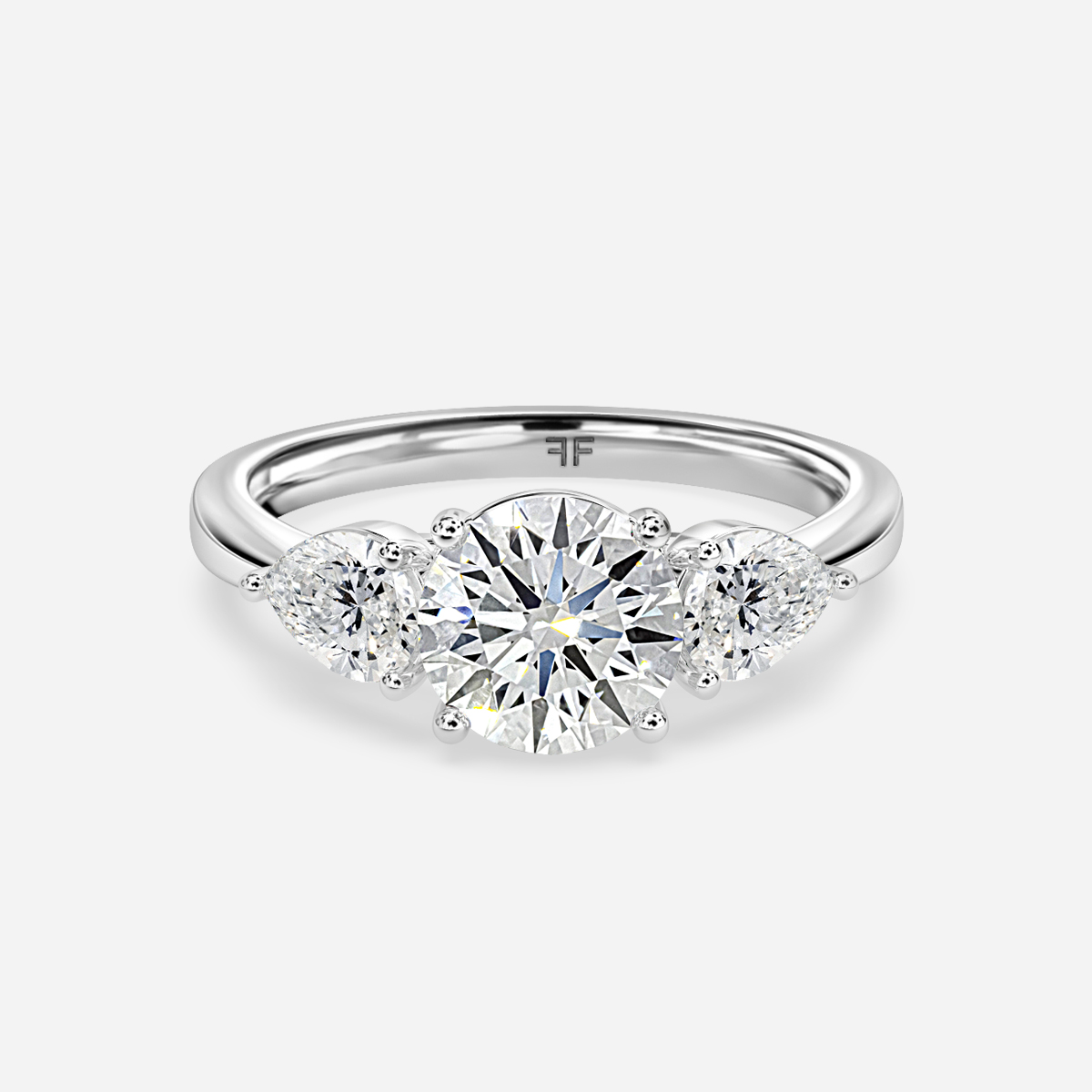 Vivian Platinum Engagement Ring - Flawless Fine Jewellery - London