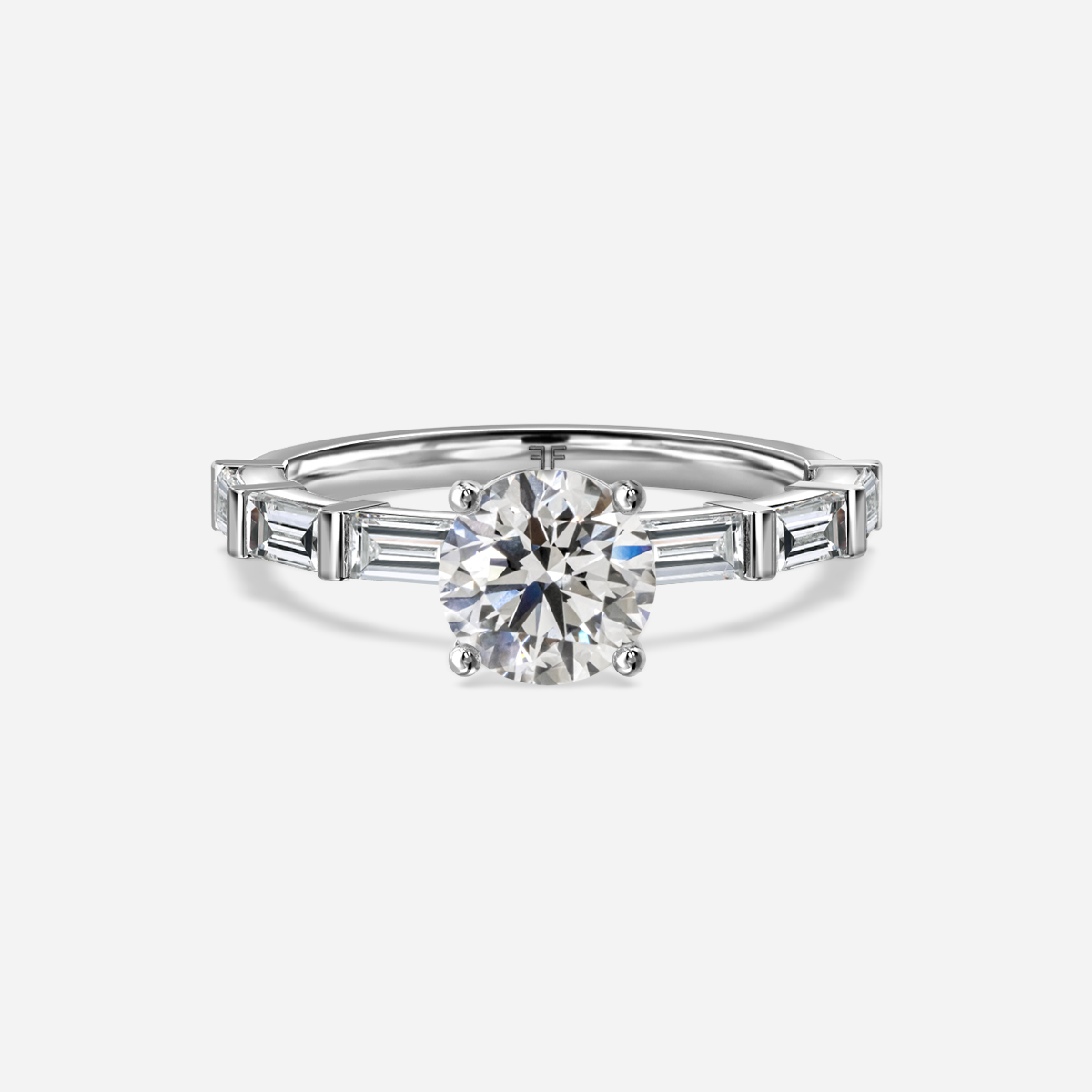 Iona White Gold Engagement Ring - Flawless Fine Jewellery
