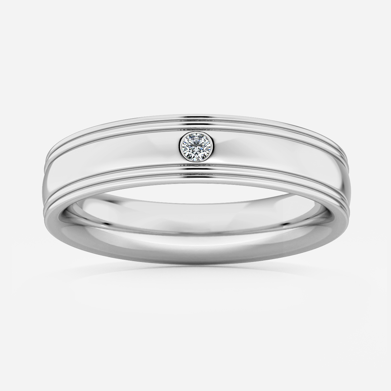Sven Round In Platinum - Flawless Fine Jewellery - London