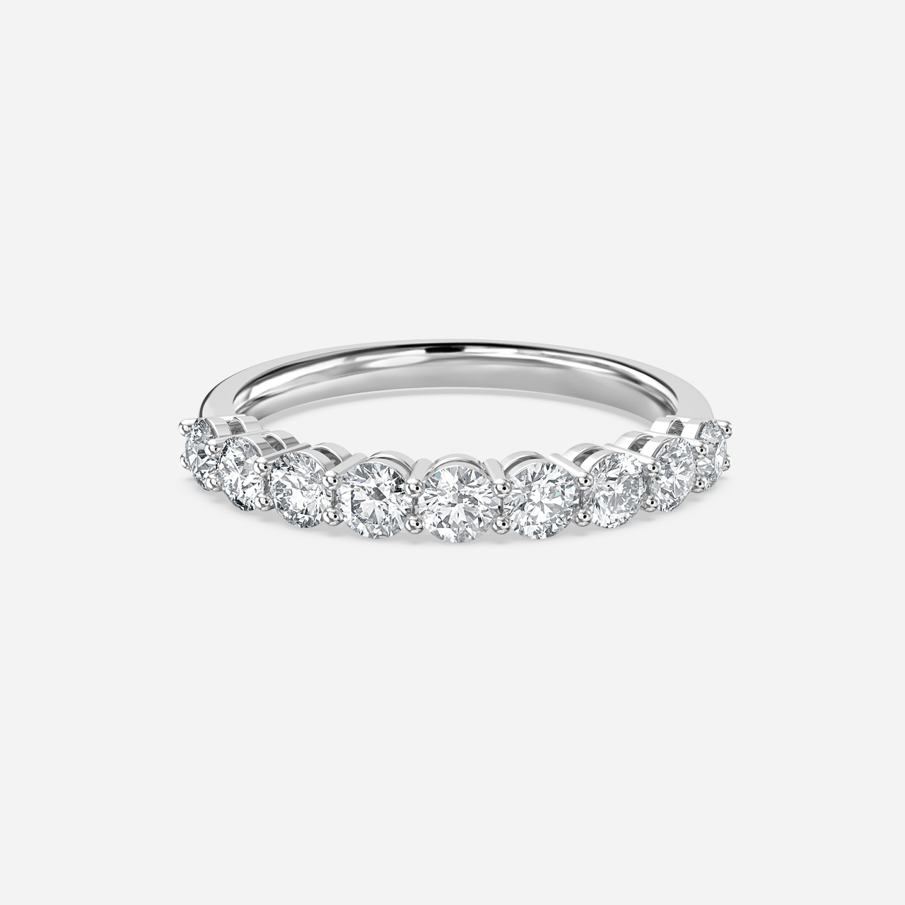 Shared Single Claw Set In Platinum - Flawless Fine Jewellery - London