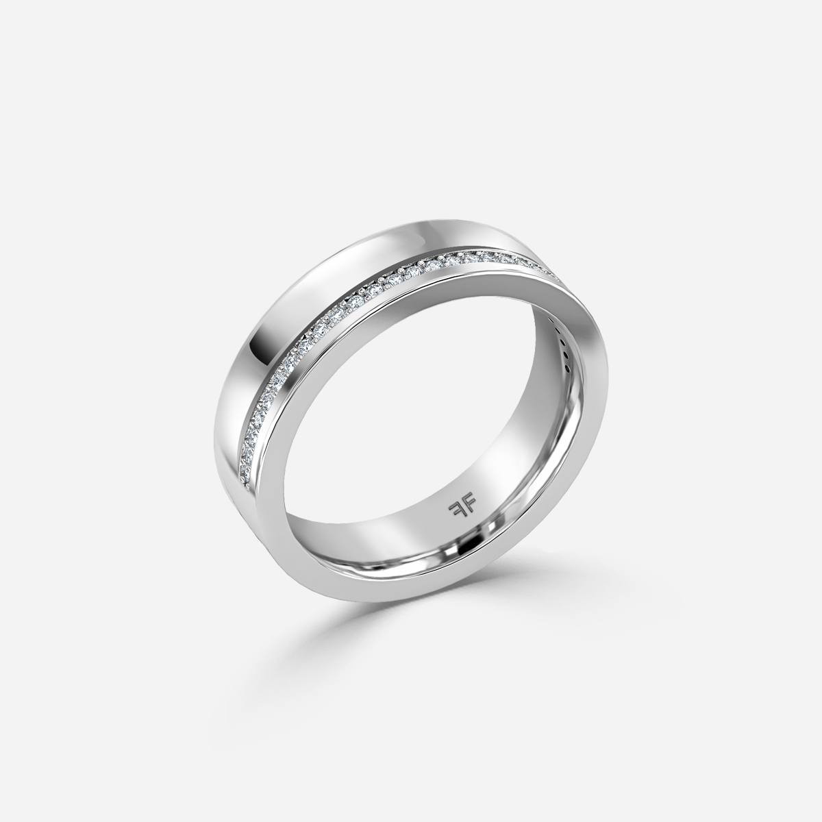 Adrian 5mm Platinum Wedding Ring