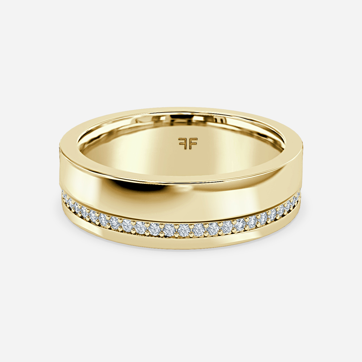 Adrian 6mm Yellow Gold Wedding Ring